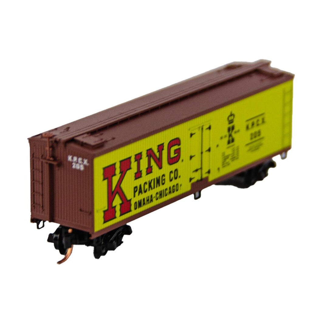 Micro Trains MTL 1:160 N Scale King Packing Co Model Train Box Car ...