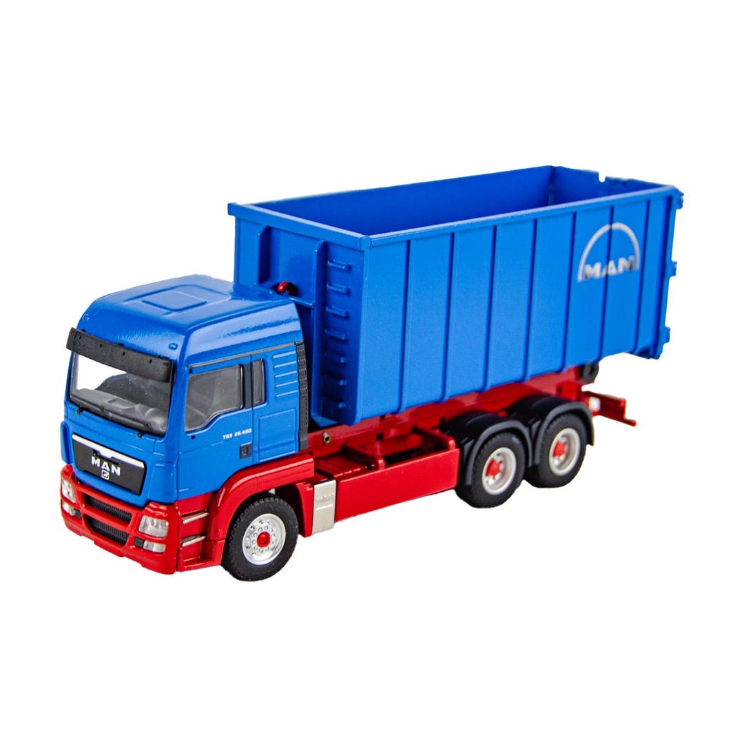 Ultra Rare Conrad Man T65 Roll off Container Truck German 1:50 Diecast ...
