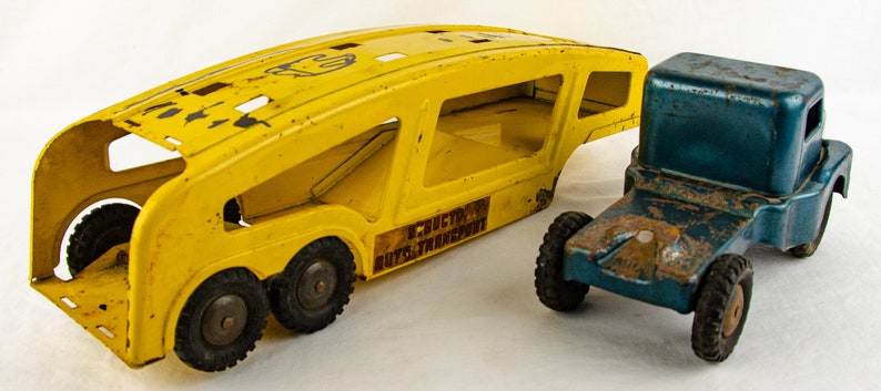 1950s Structo Auto Transport Car Hauler Tractor Trailer - Etsy