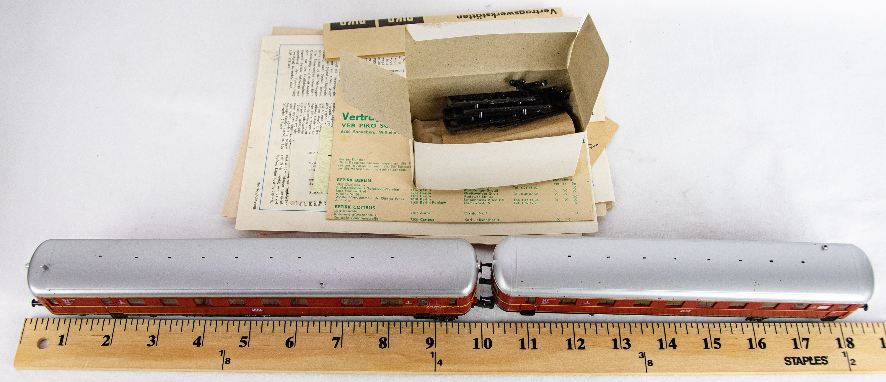 PIKO 1:87 HO Triebwagenzug Deutschen Reichsbahn German Model - Etsy