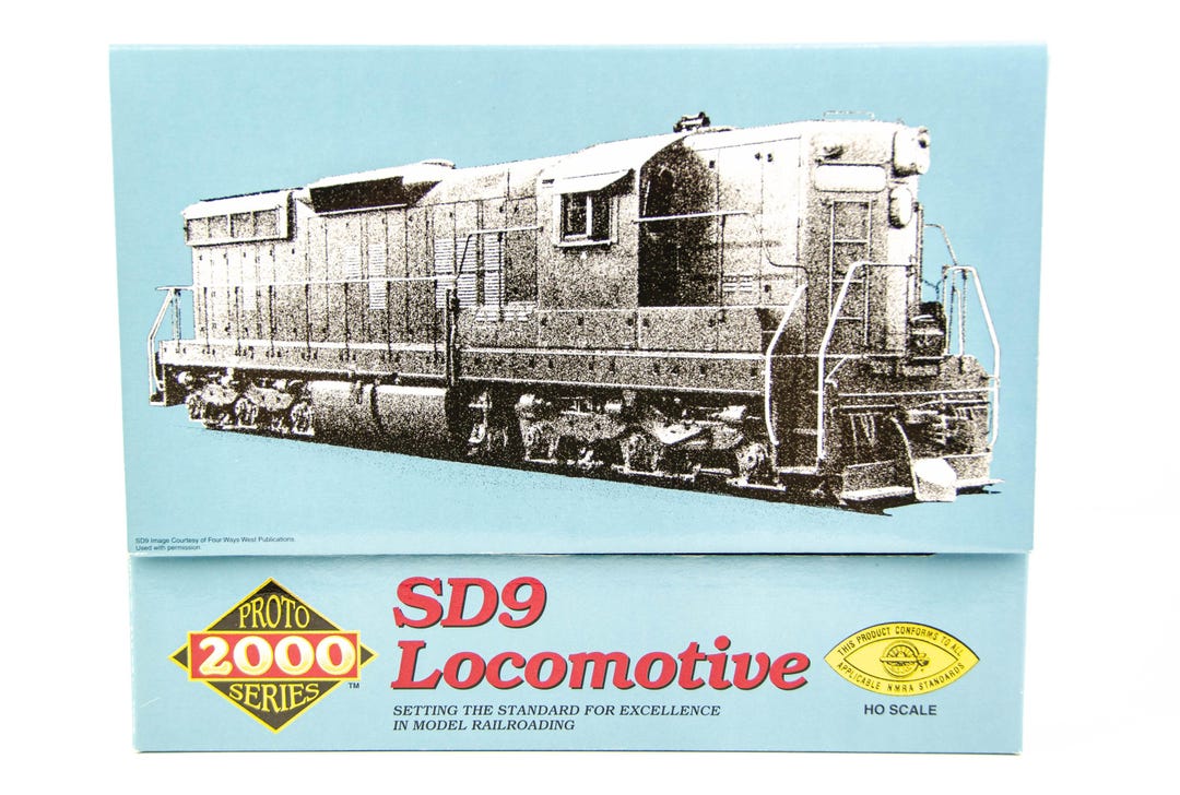 Proto 2000 HO SD9 Chessie W/o Dynamic Brake Diesel Locomotive Train ...
