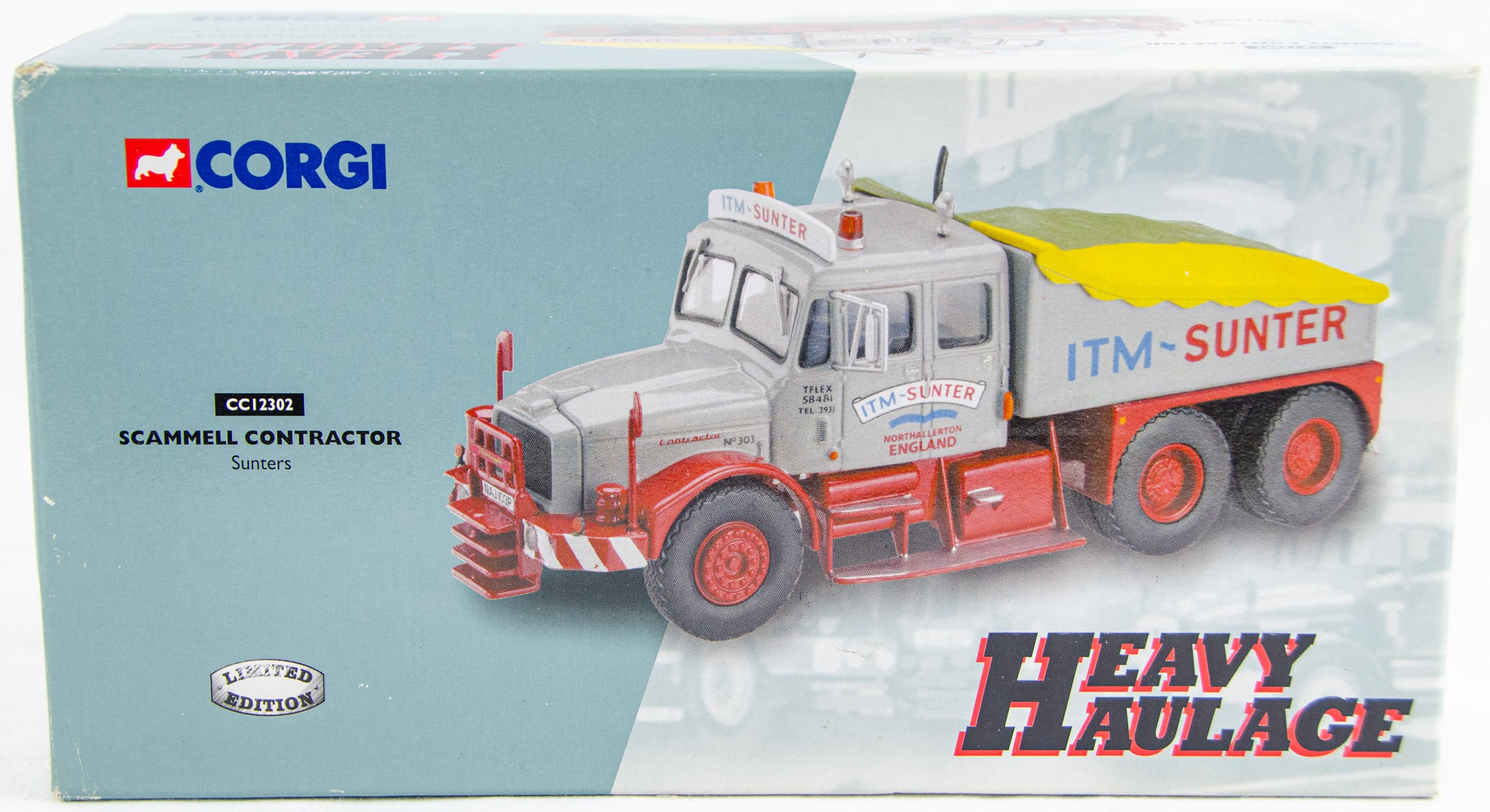 Corgi 1:50 Heavy Haulage Scammell Contractor Sunters Diecast Model ...