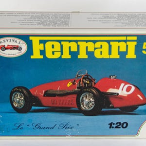 Revival 1:20 Scale 1953 Ferrari 500 Le Grand Prix Model Car Building ...