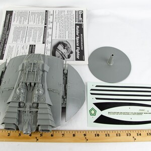 Rare Revell Battlestar Galactica Cylon Raider 85-3616 Plastic Model Kit ...