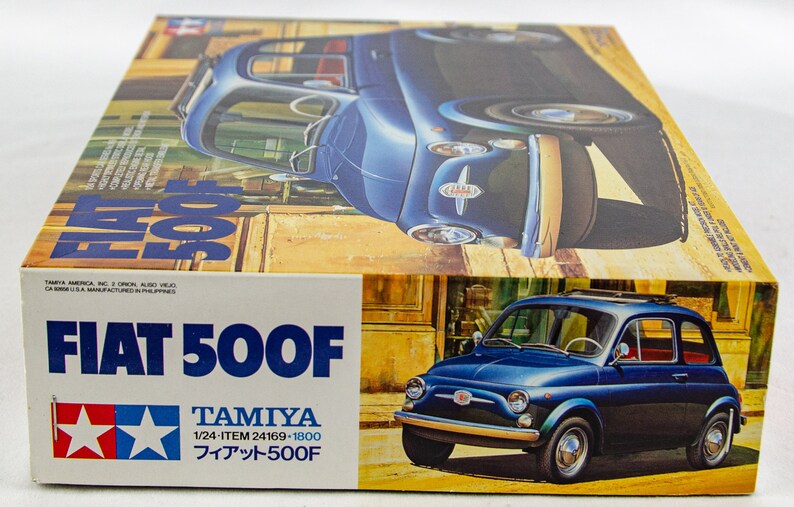 1996 Tamiya 24169 Fiat 500F Japan 1:24 Scale Plastic Model Car - Etsy