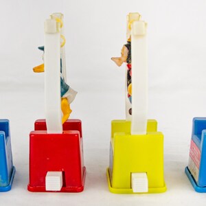 1970s Walt Disney Mickey Mouse Donald Duck & Goofy Tricky Trapeze Toy ...