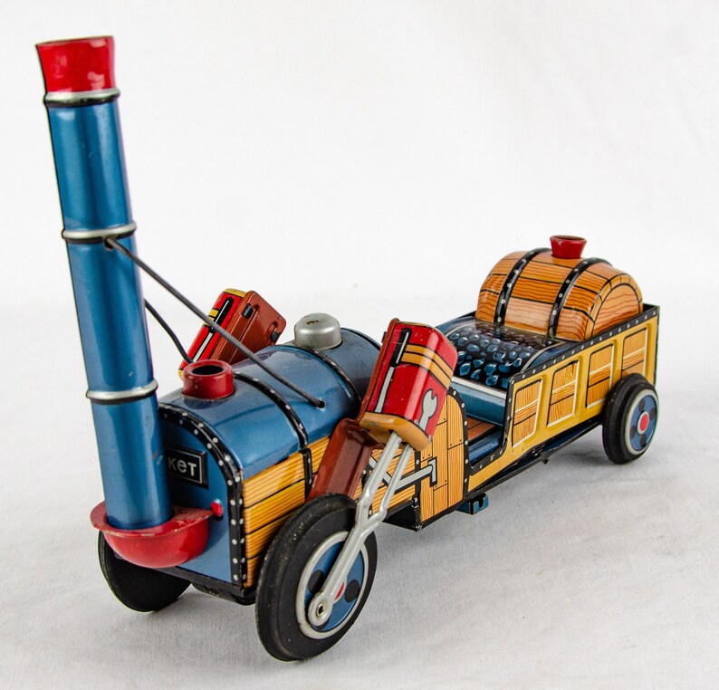 Trade Mark Modern Toys Japan Old Fashioned Locomotive Tin - Etsy