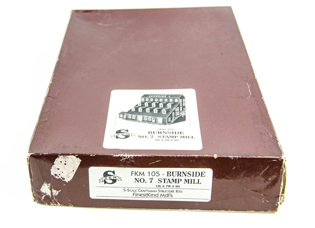 Finestkind Models S Scale Burnside No. 7 Stamp Mill Model Train ...