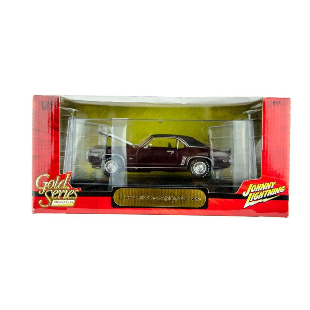 Rare Johnny Lightning Gold Series 1969 Chevy Camaro Z28 1/24 Diecast ...