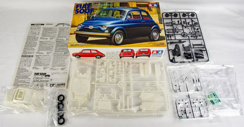 1996 Tamiya 24169 Fiat 500F Japan 1:24 Scale Plastic Model Car - Etsy