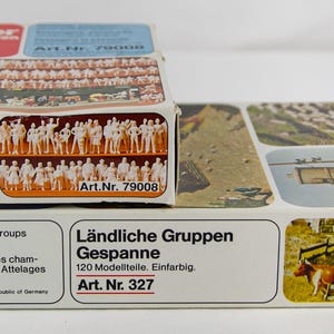 Preiser Rural Groups Passenger German HO & N Scale Train Layout Figures ...