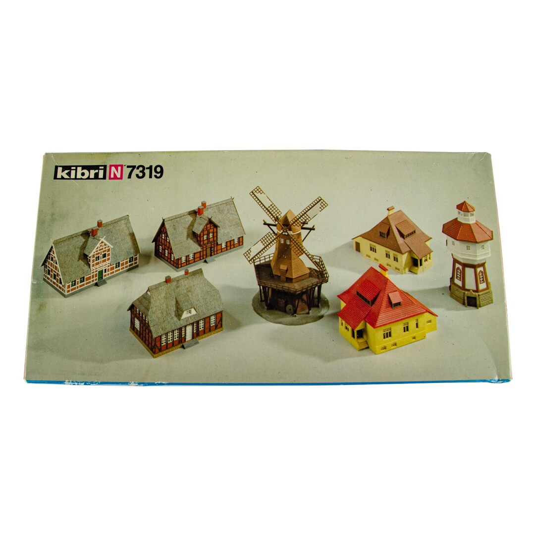 Rare Kibri 7319 Countryside House Town Layout N Scale Model Train ...
