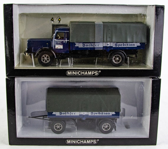Minichamps Buessing 8000 S Canvas Truck & Trailer Dachser 1:43 - Etsy