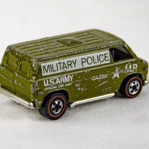 1974 Hot Wheels Mattel Redline Military Police US Army Green 1:64 ...