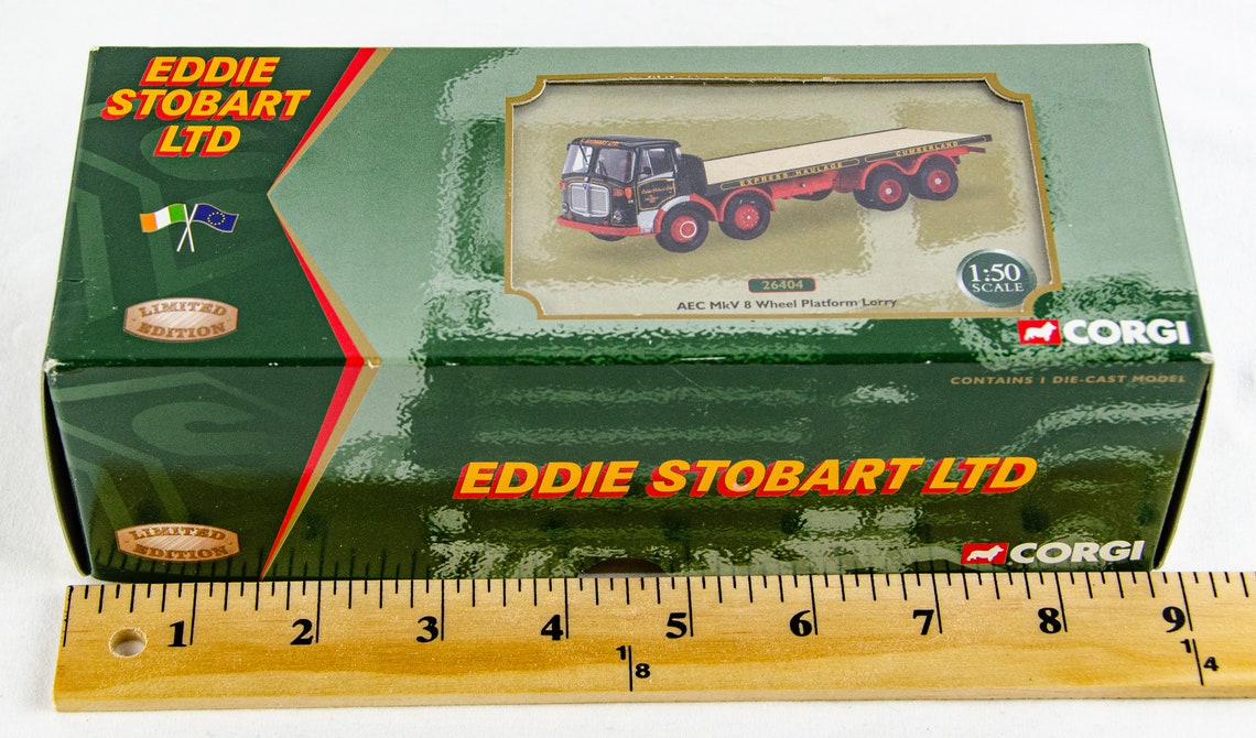 Corgi Classics Eddie Stobart AEC Mkv Flatbed Lorry 1:50 - Etsy