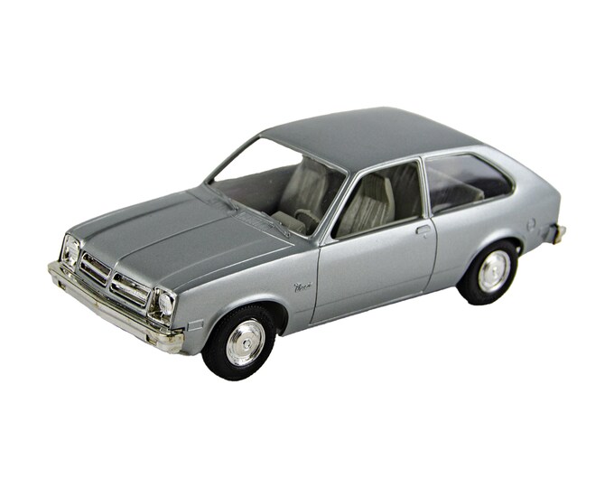 1977 Chevrolet Chevette Silver Dealer Promo 1:25 Scale Plastic Model ...