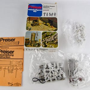 Preiser Rural Groups Passenger German HO & N Scale Train Layout Figures ...