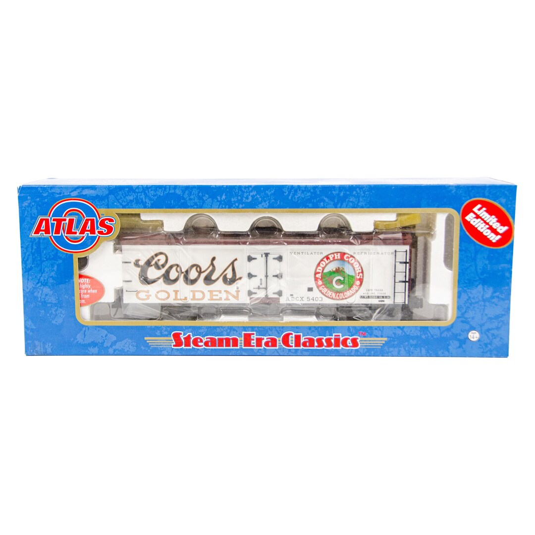 Atlas O Gauge Coors 40' Wood Reefer Train Car 5403 3-rail Limited ...