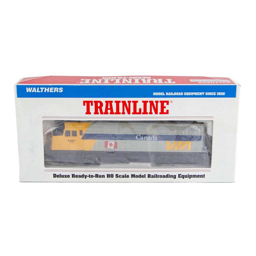 Walthers 1:87 HO Scale VIA Rail Canada EMD F40ph Locomotive Model Train ...