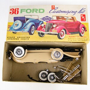 Assorted AMT 1920s & 1930s Ford 1:25 Scale Model Car Kits 3P Lot (parts ...