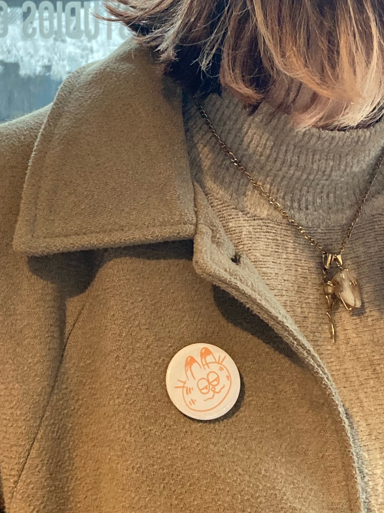 Garfield Badge 38mm Size Fan Garf - Etsy