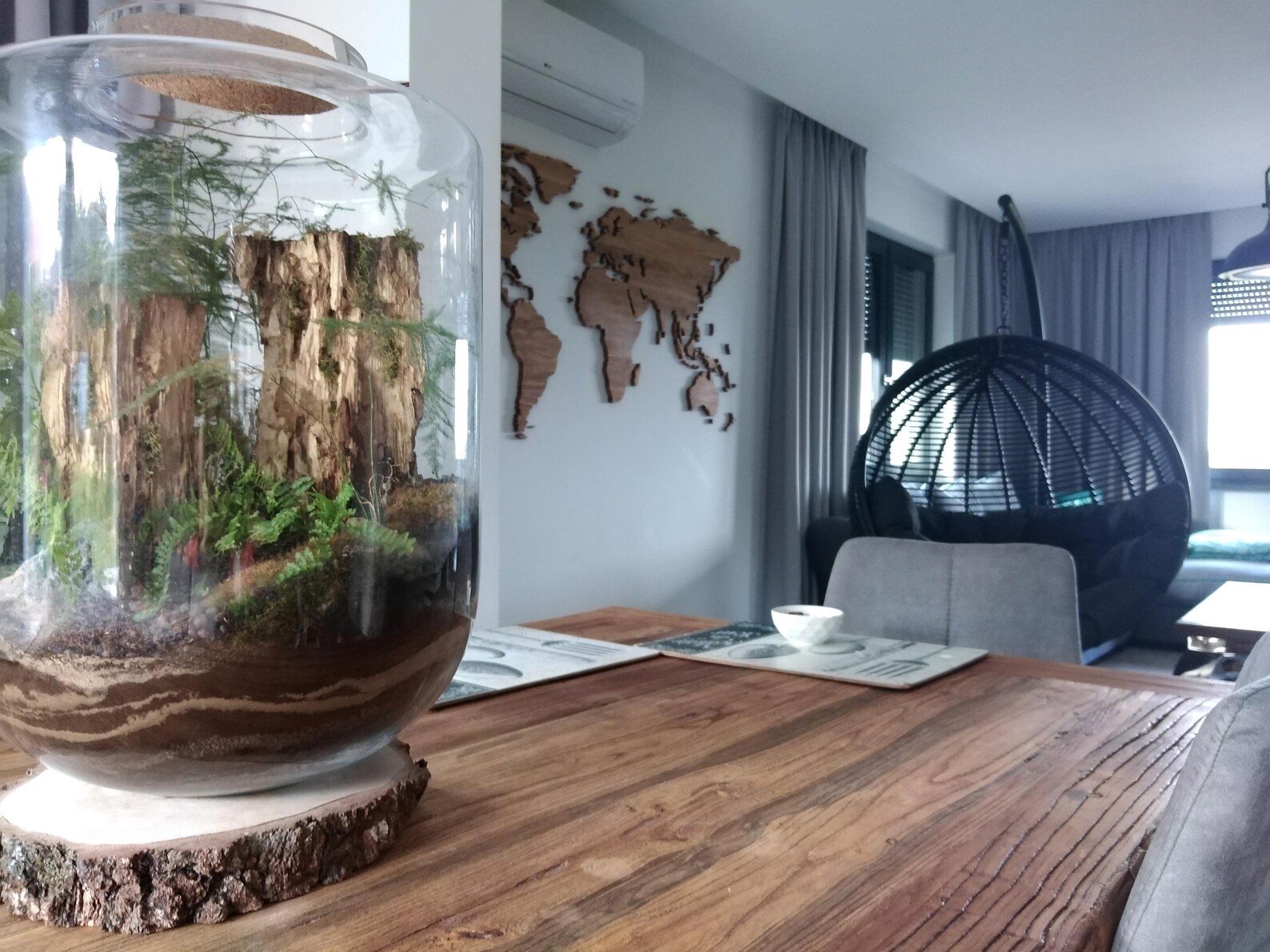 Huge Wooden World Map Solid Oak 110x220 Cm Boarders | Etsy