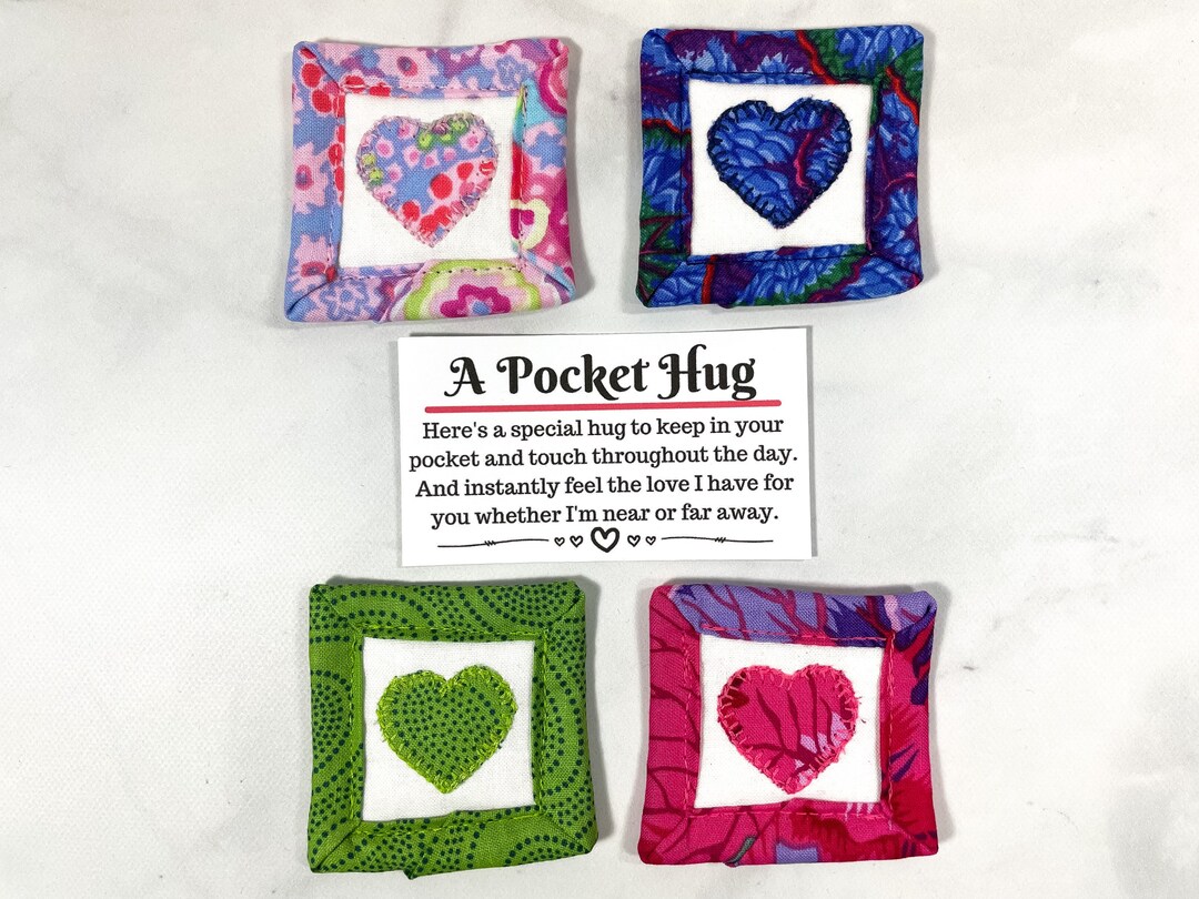 Pocket Hug Token, Heart Trinket With Poem Card, Graduation Gift for Her ...