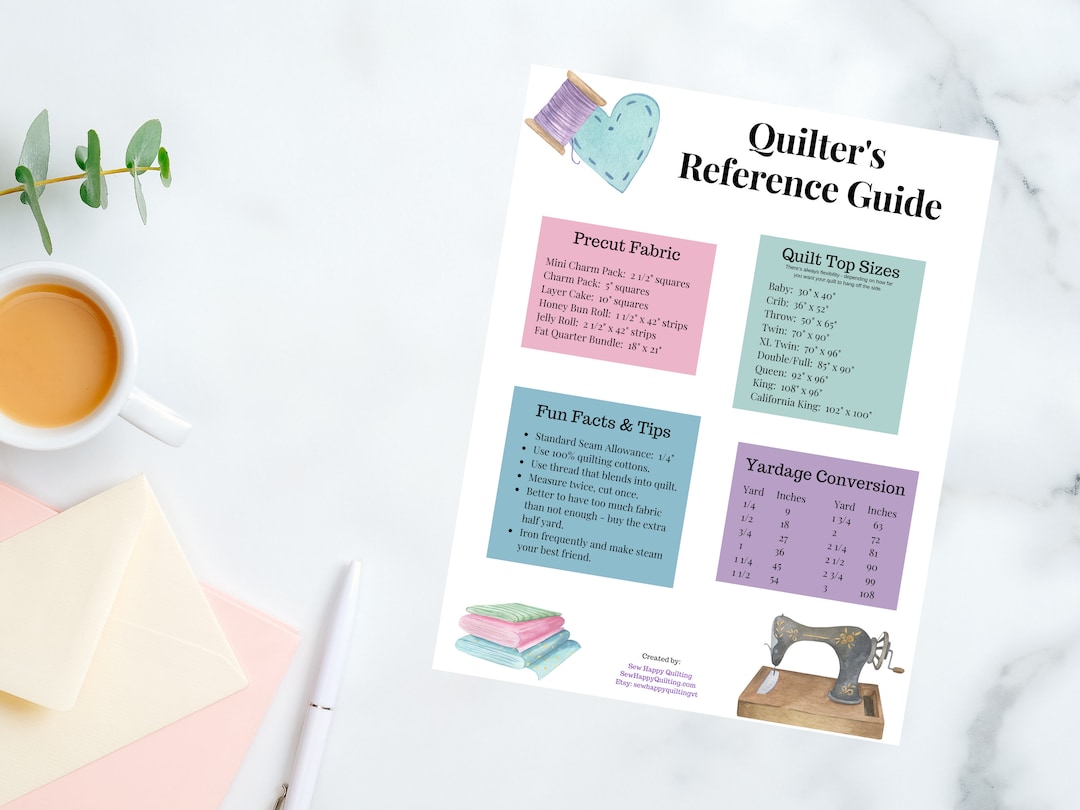 Fabric Chart, Fabric Info Sheet, Digital Download, Quilter PDF Download ...