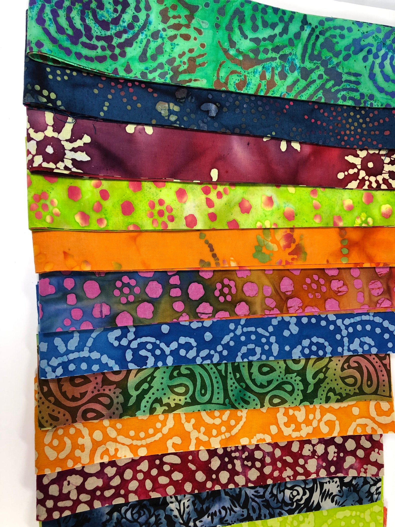 Fabric Jelly Roll Batik Jelly Roll Jelly Roll Fabric Batik - Etsy