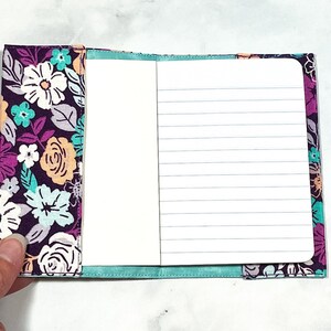Mini Composition Notebook Cover, Floral Notebook for Women, Small ...