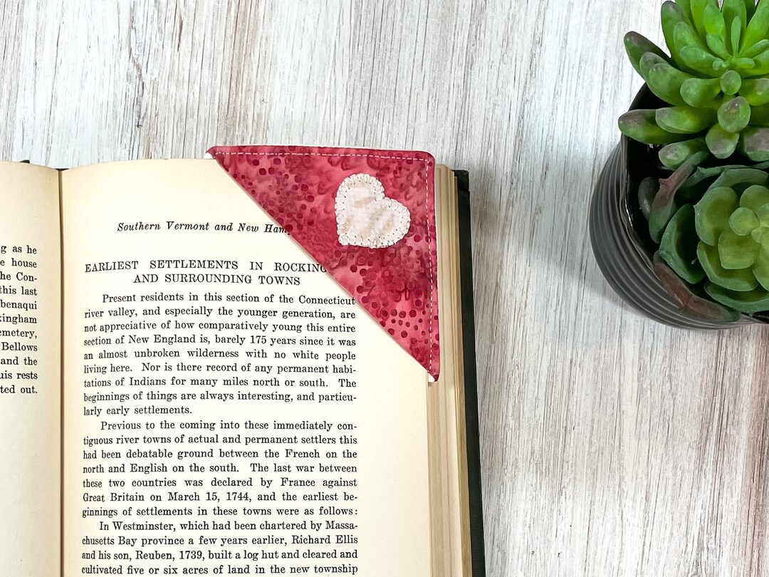 Corner Bookmark, Grandparent Gift, Book Page Marker, Bookmark Corner ...