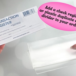 Checkbook Cover for Women, Duplicate Check Cover, Handmade Fabric Check ...