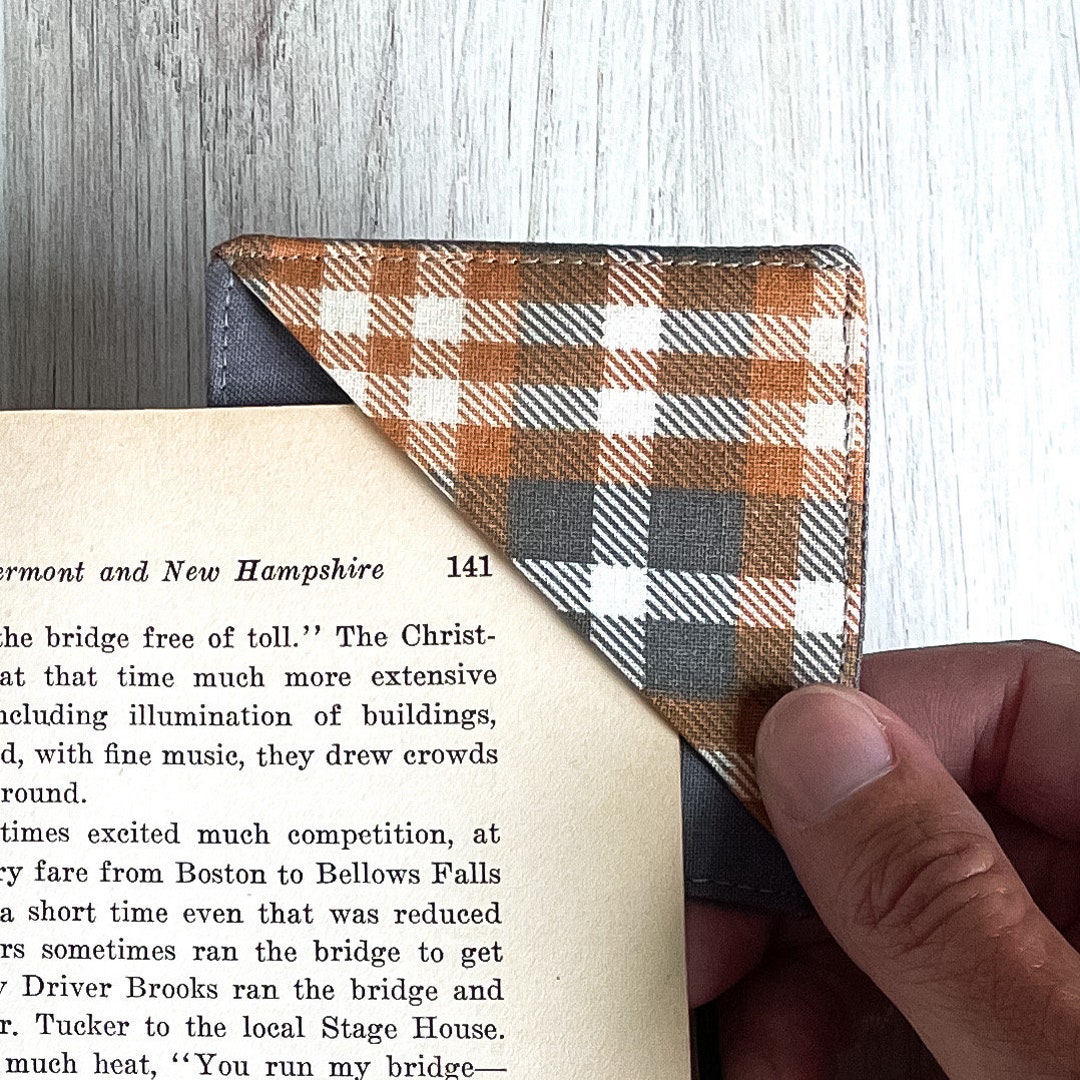 Corner Bookmark for Men, Unique Bookmarks for 2nd Anniversary Gift ...