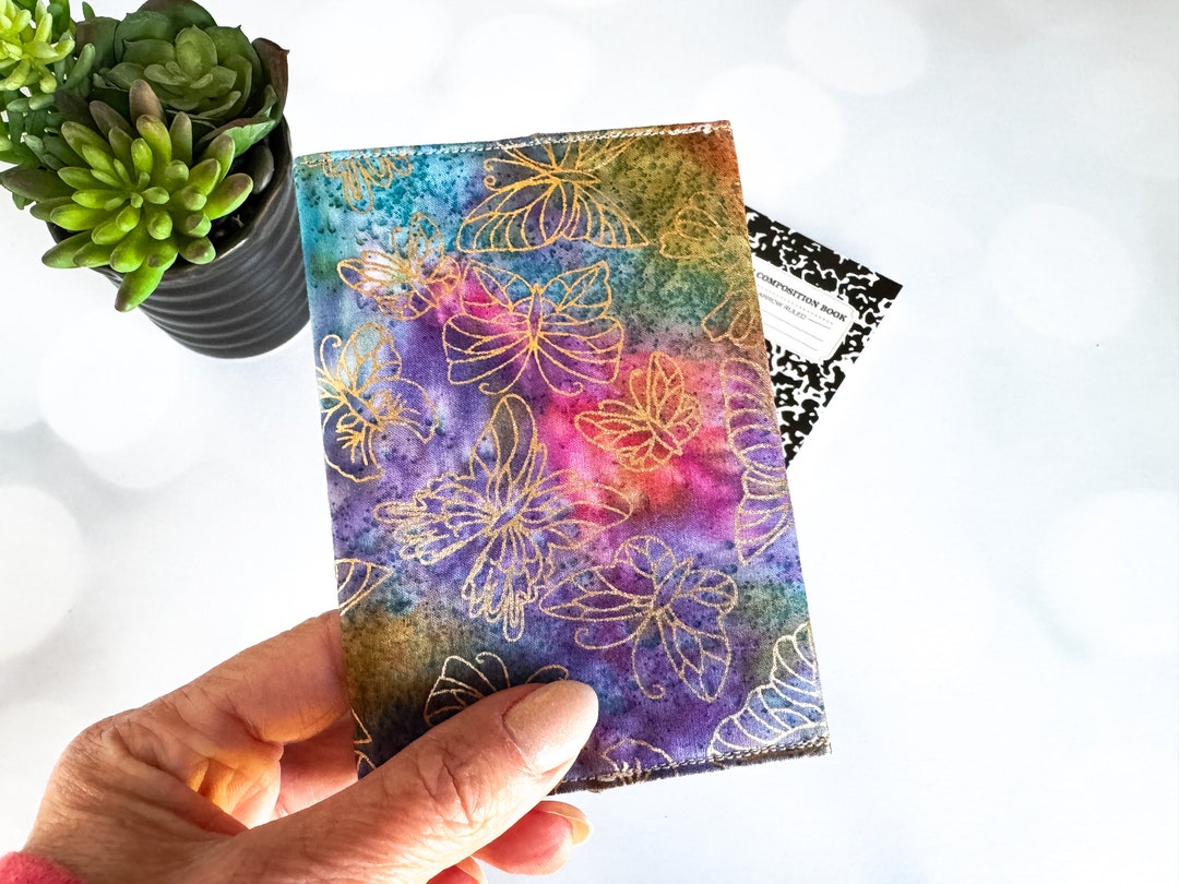 Mini Composition Notebook Cover for Butterfly Lovers, Small Unique Gift ...