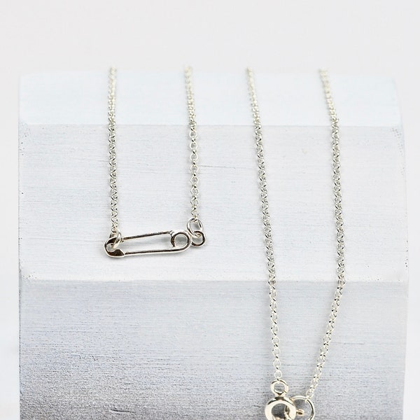 Safety Pin Necklace - Etsy