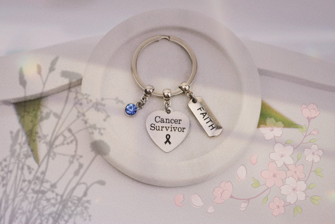 Cancer Survivor Keychein, Cancer Survivor Keyring, Cancer Survivor Gift ...