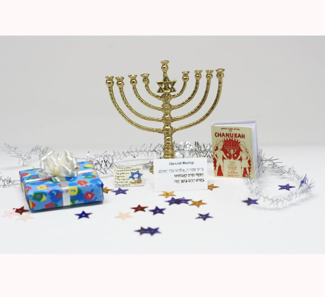 Jewish Chanukah hanukkah Celebration Set - Etsy