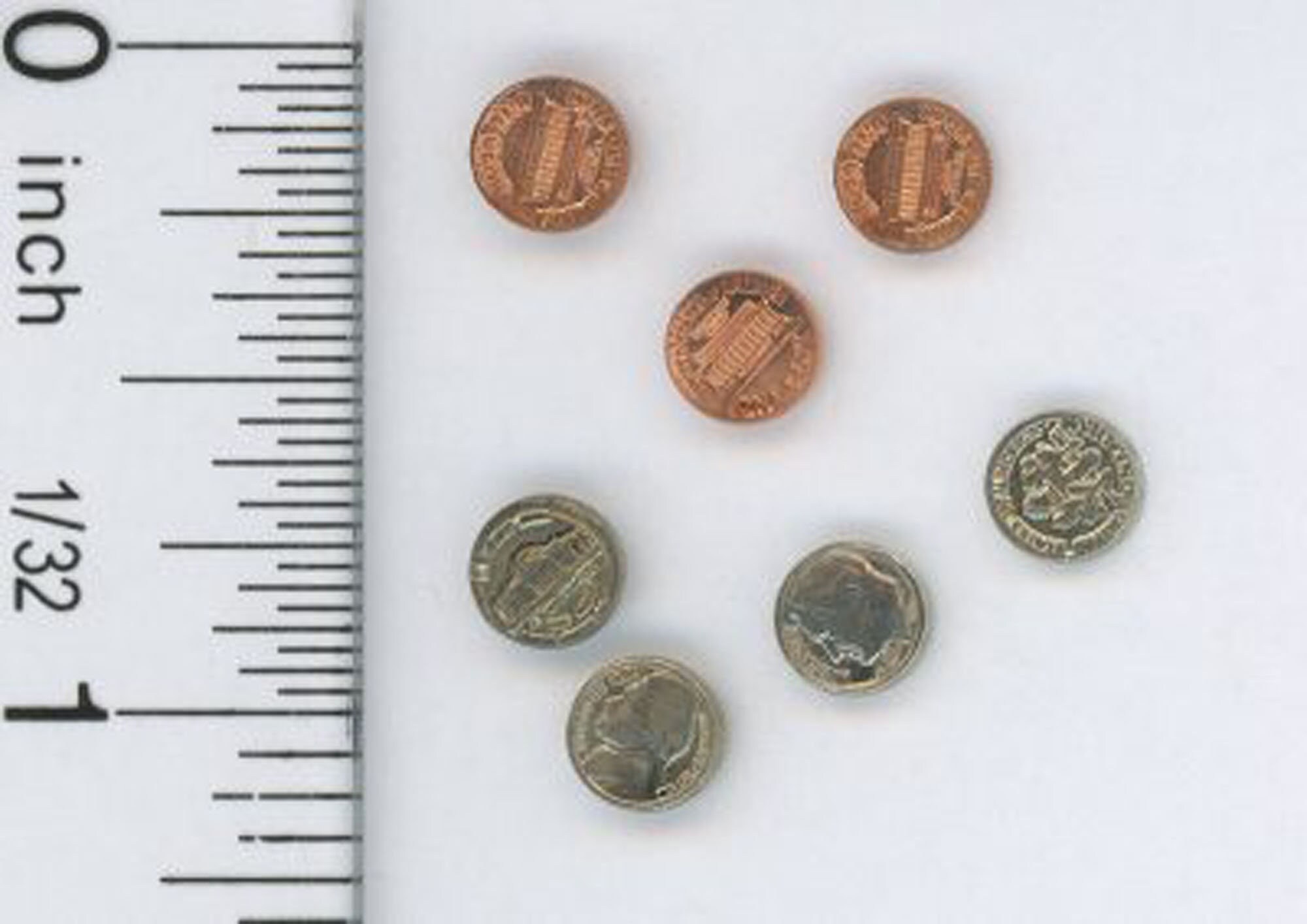 Dollhouse Miniature Realistic American Coin Set - Etsy