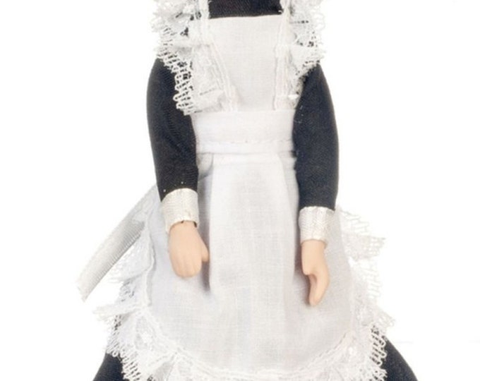 Dollhouse Miniature Porcelain Maid Doll - Etsy