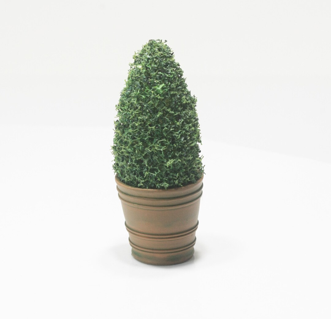 Dollhouse Miniature Artisan Topiary in an Aged Pot by Falcon Miniatures ...