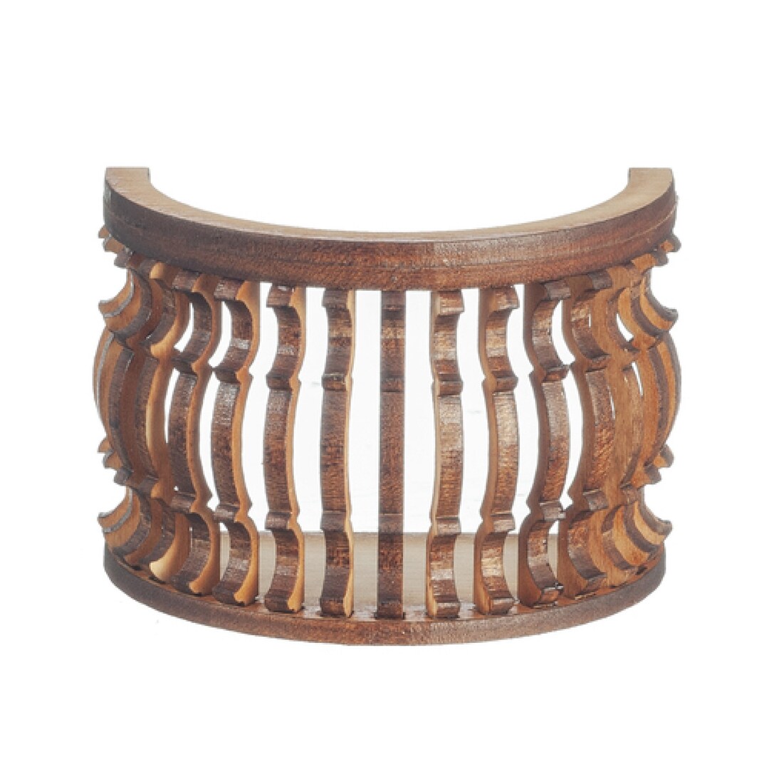 Dollhouse Miniature Round Balcony by Alessio Miniatures - Etsy