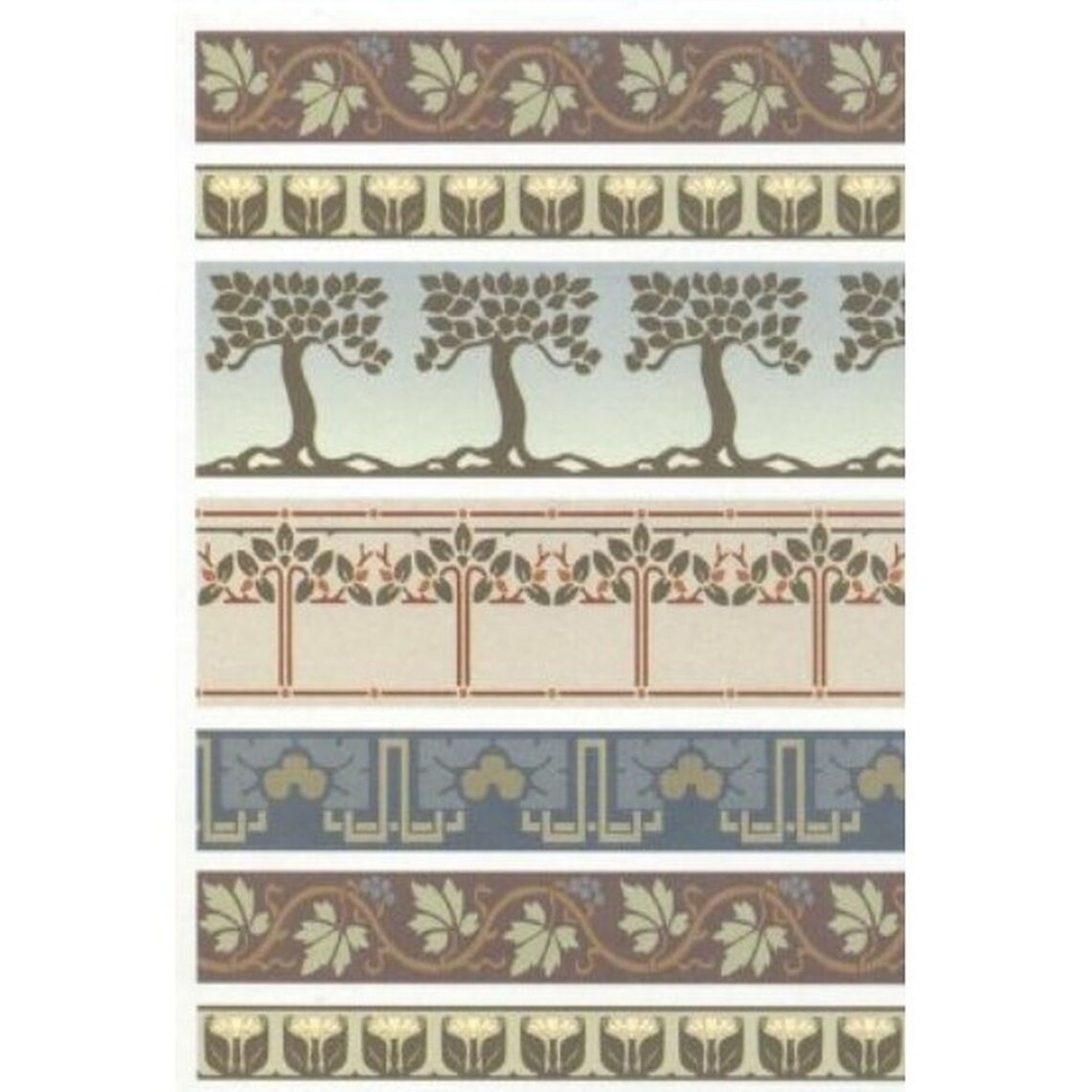 Dollhouse Miniature Arts & Crafts Borders for Wallpaper - Etsy