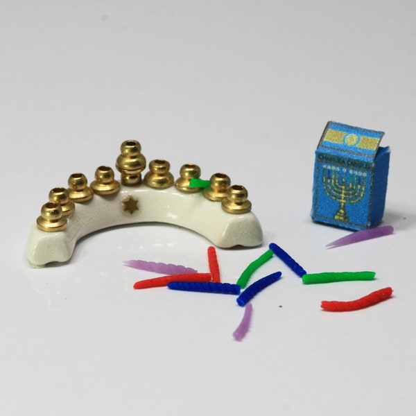 Dollhouse Menorah - Etsy