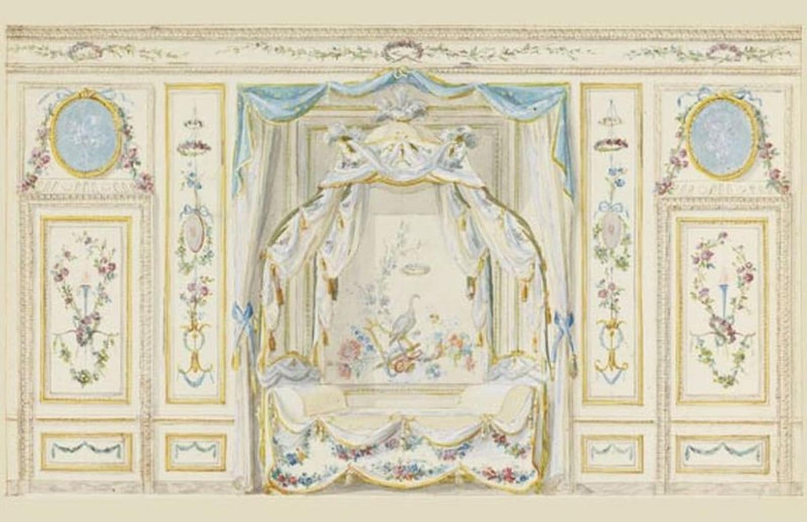 Dollhouse Wallpaper Art Panel - Etsy