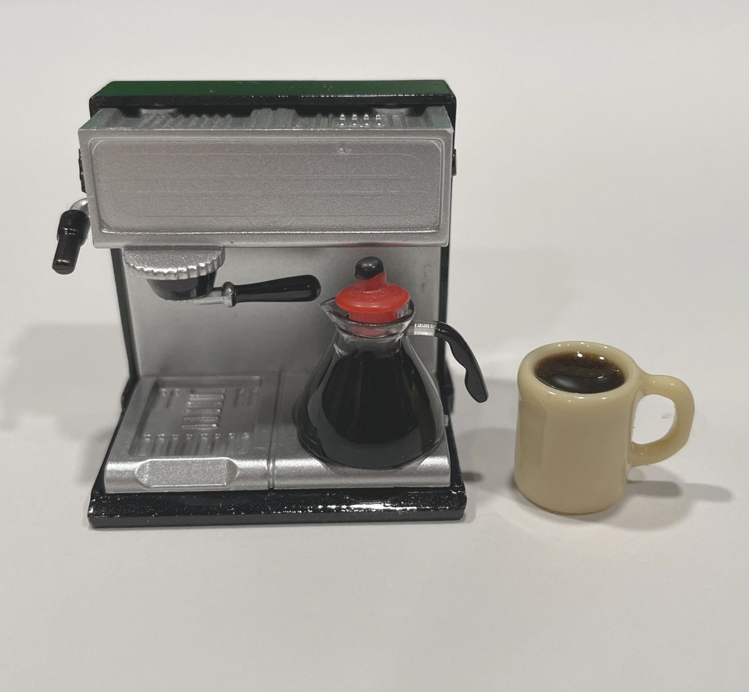 Dollhouse Miniature Expresso/coffee Machine With Coffee Pot - Etsy