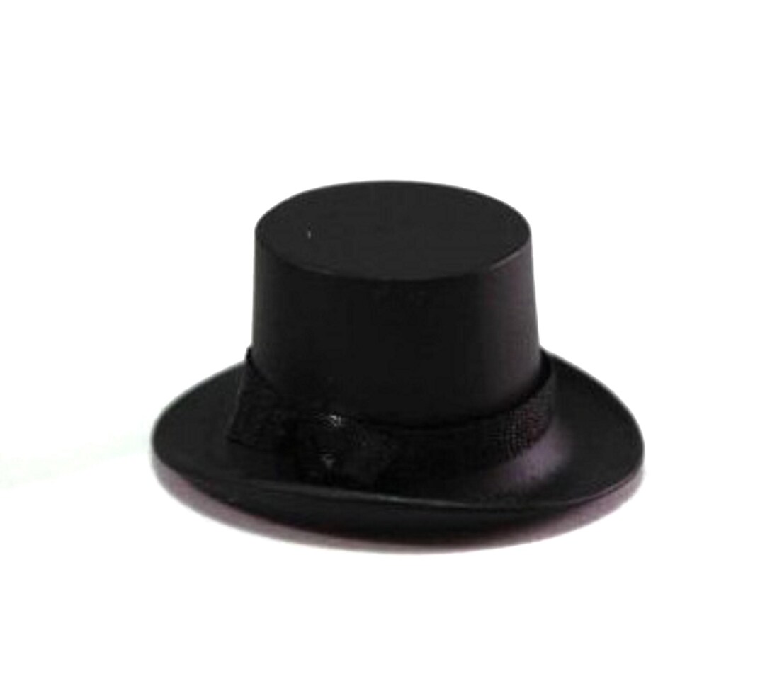 Miniature Black Top Hat by Multi Minis - Etsy