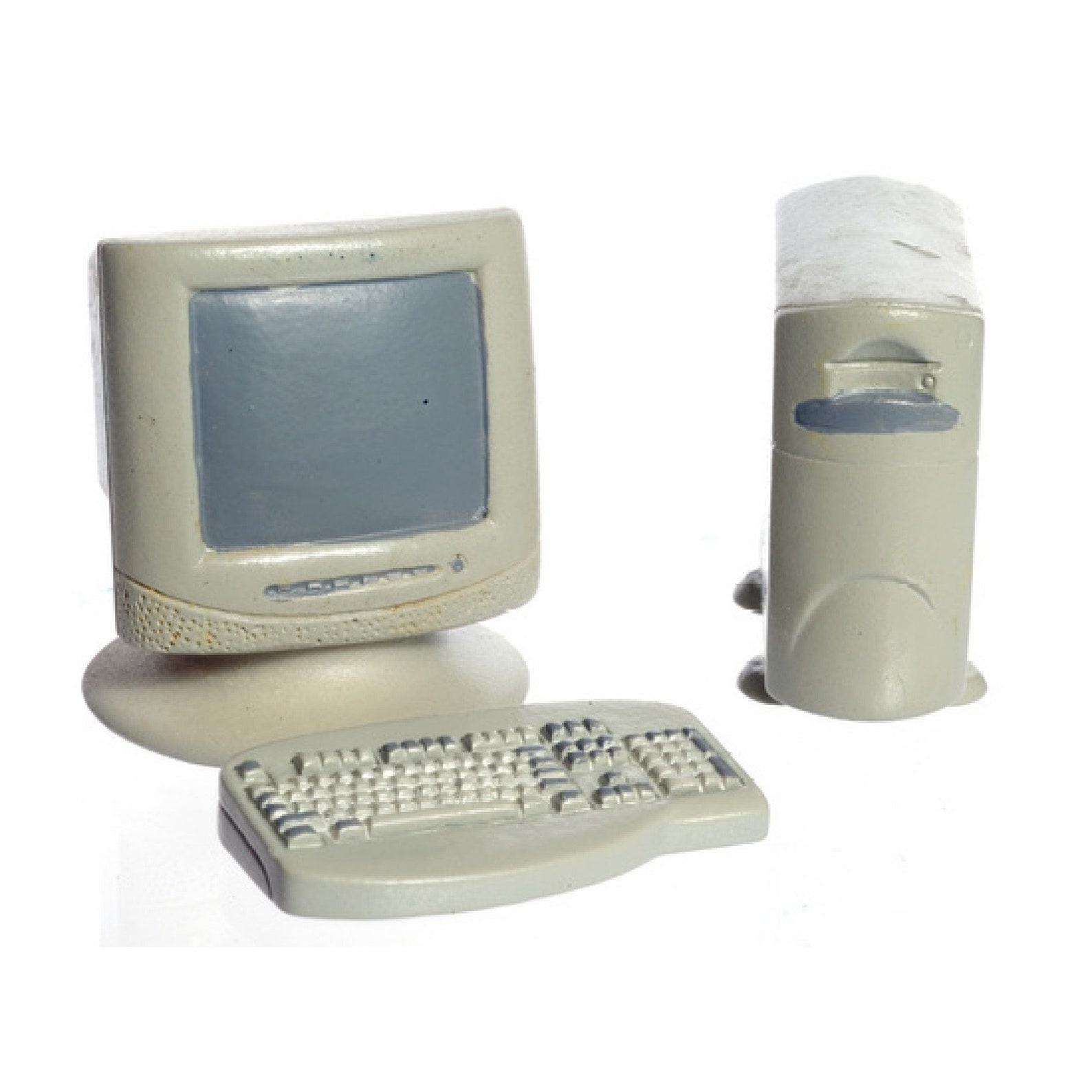 Dollhouse Miniature 3 Piece Computer Set by International - Etsy