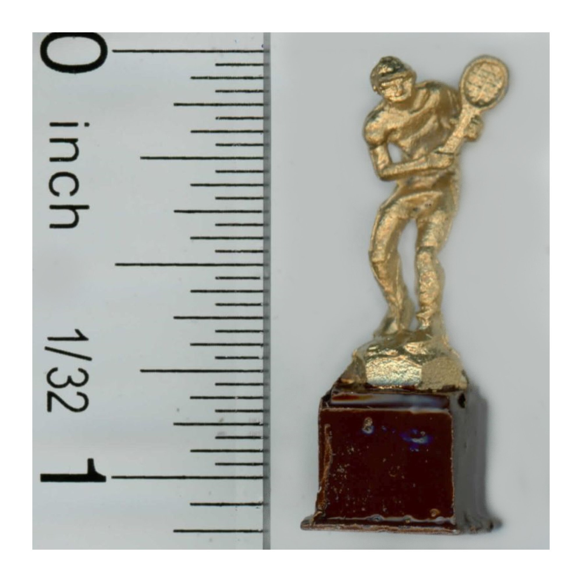 Dollhouse Miniature Tennis Trophy by Island Crafts and - Etsy