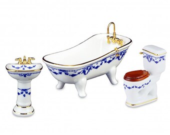 Dollhouse Reutter Bathroom - Etsy