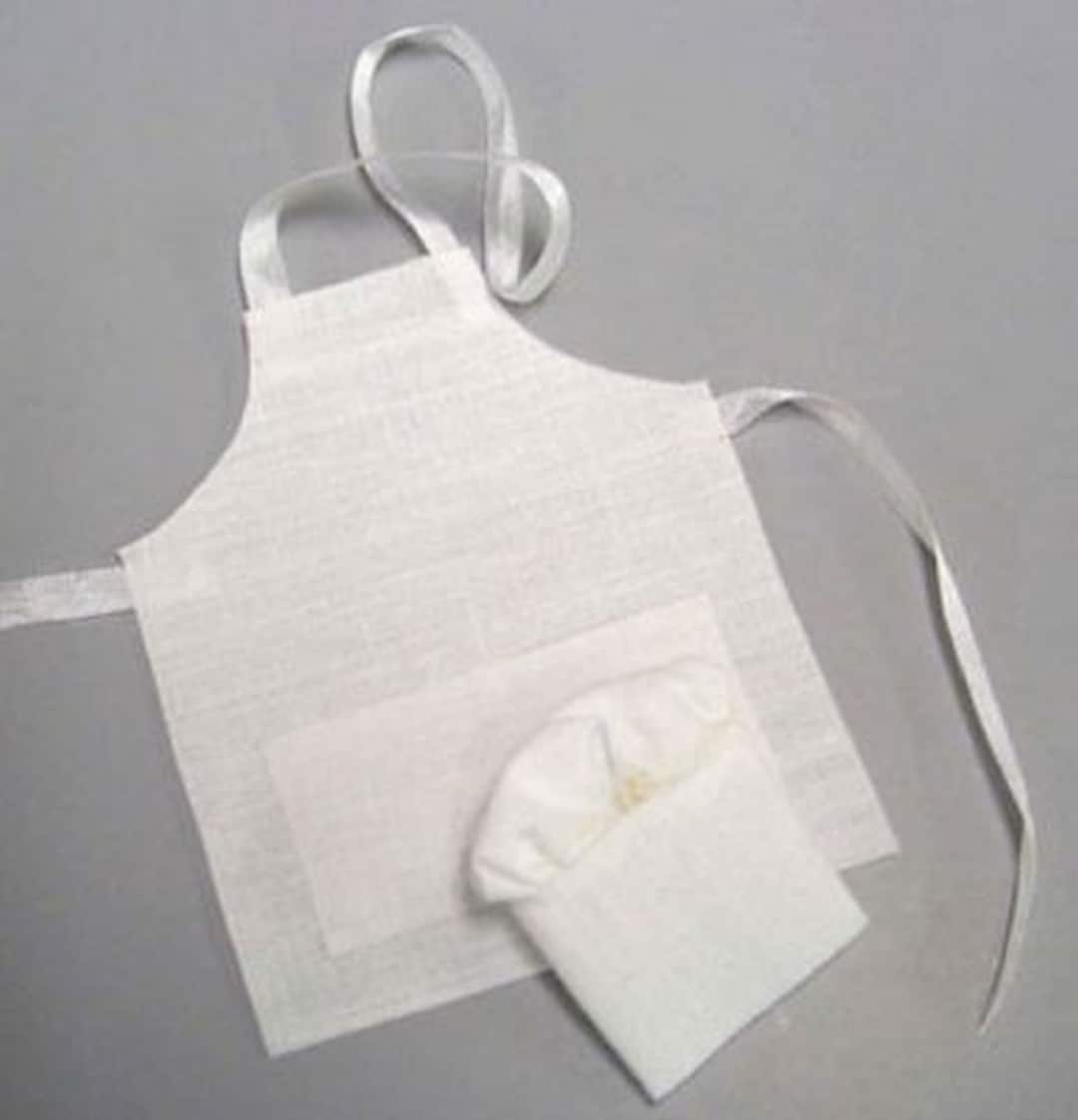 Dollhouse Miniature Chef Apron and Hat by Barb - Etsy